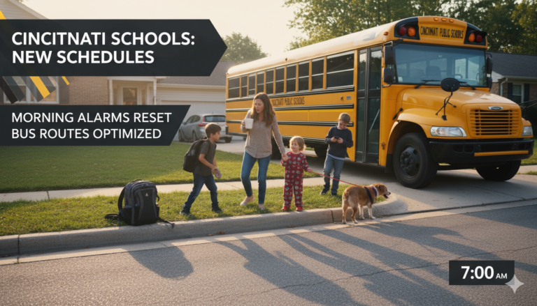 Cincinnati Public Schools Start Times Changes: New 2025-2026 Bell ...